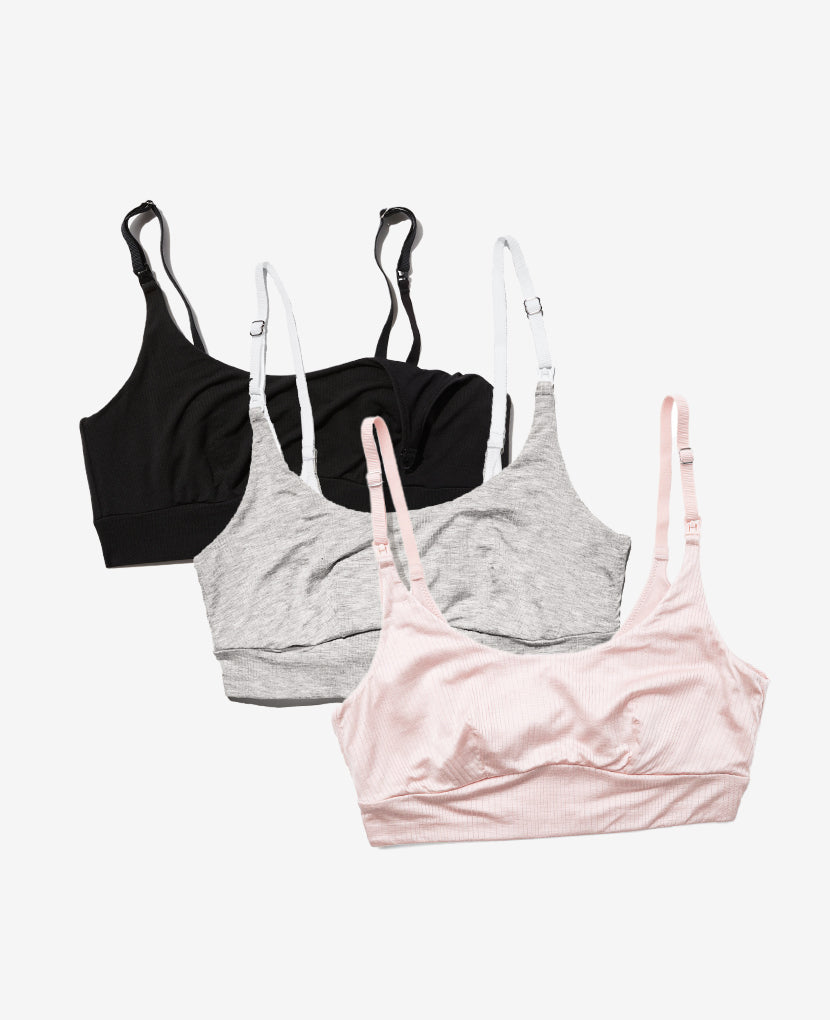 Everything Bra 3-Pack | Soft, Stretchy Maternity & Nursing Bras by Bodily