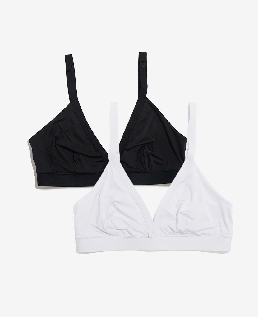 The So Easy Bra 2-Pack: Soft Pull-Down Nursing Bralette | Bodily