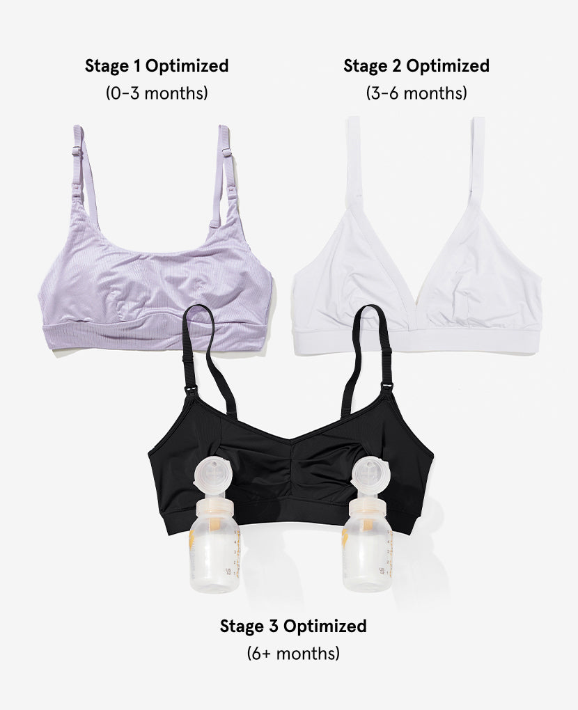 Stages of Breastfeeding 3-Pack | A Bra for Every Stage of Breastfeeding ...
